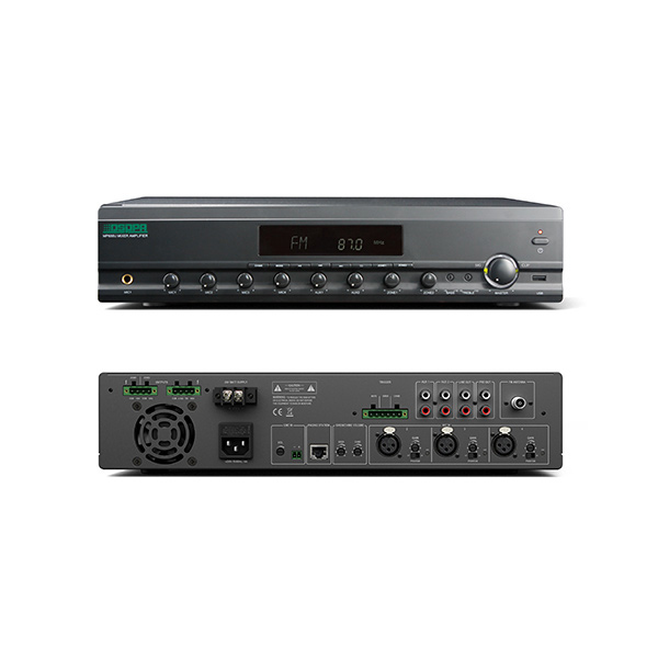 MP600U 250W 2 Zones Integrated Mixer Amplifier with Remote Paging ...